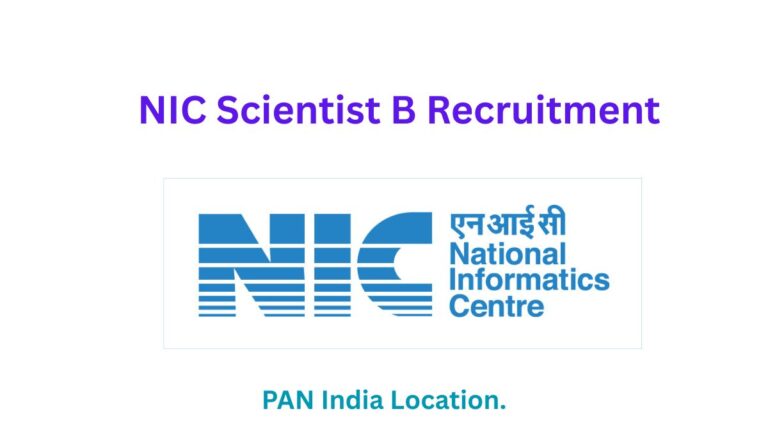 NIC Scientist B Recruitment 2026, 253 Latest Vacancy